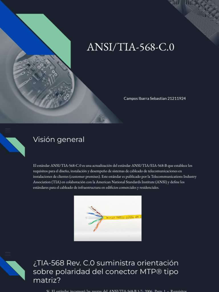 Ansi Tia-568-C.0 | PDF