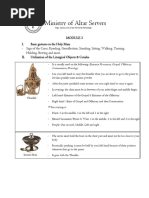Alter Server Training Manual | PDF | Eucharist | Altar