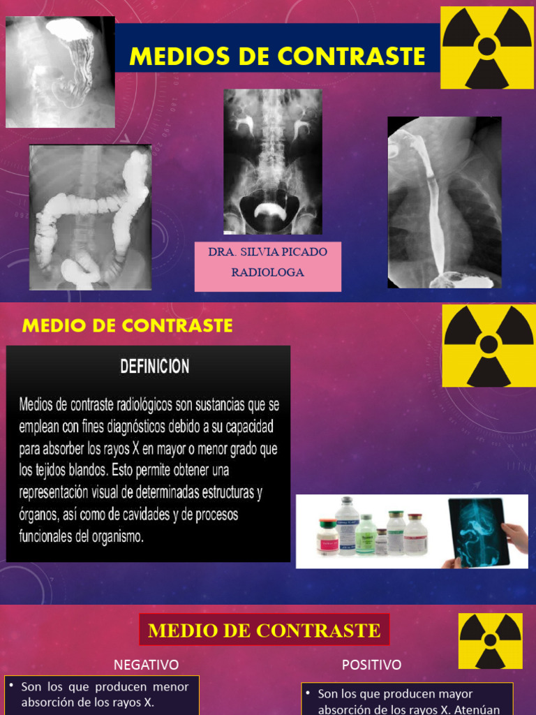 Medios de Contraste | PDF