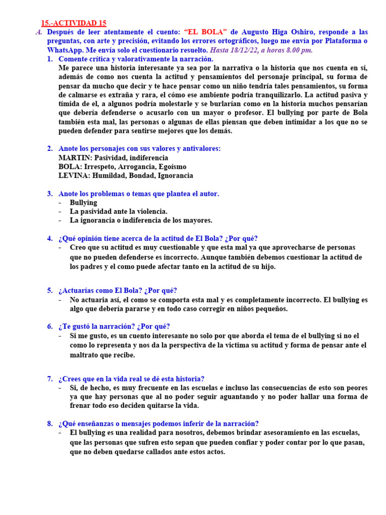 15.-Actividad #15 2022 Ii | PDF