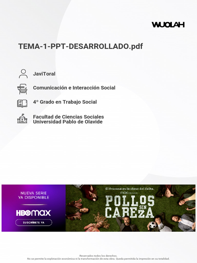 Tema 1 PPT Desarrollado PDF | PDF