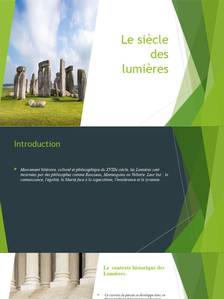 SIECLE DES LUMIERES | PDF | Siècle des Lumières