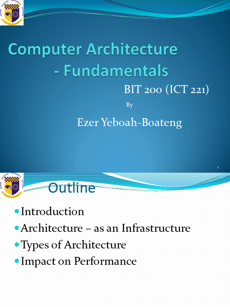 Computer Architecture - BIT 200 ICT 221- Aug - Dec 2013 | PDF | Central Processing Unit ...