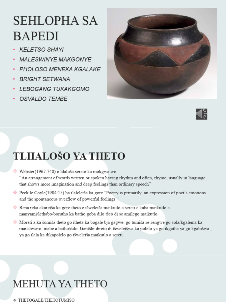 Aft 220 - Pego Ya Sehlopha Sa Bapedi (Final) | PDF