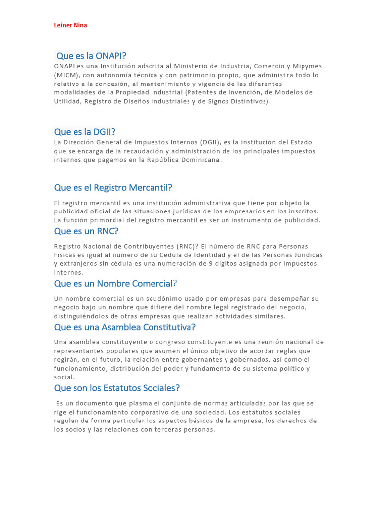 Que Es La ONAPI | PDF | Justicia | Crimen y violencia