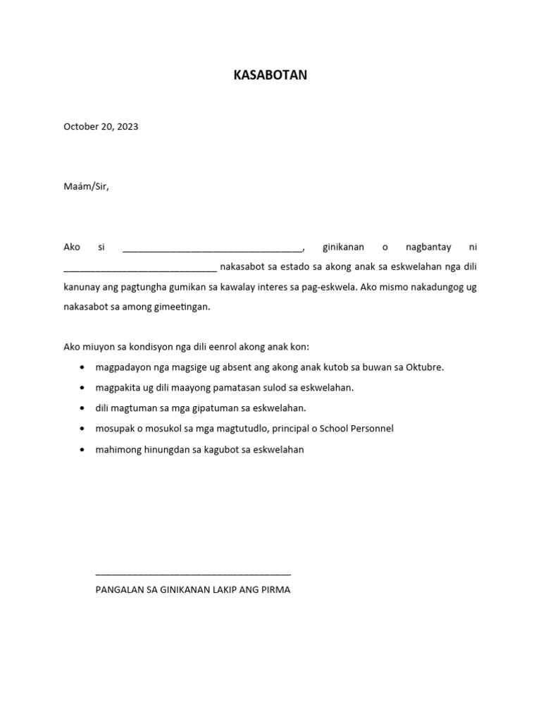 KASABOTAN | PDF