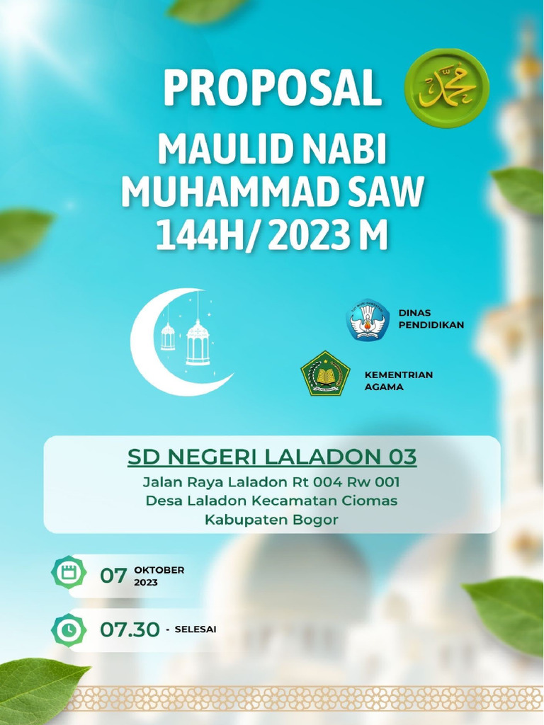 Proposal Maulid Nabi | PDF
