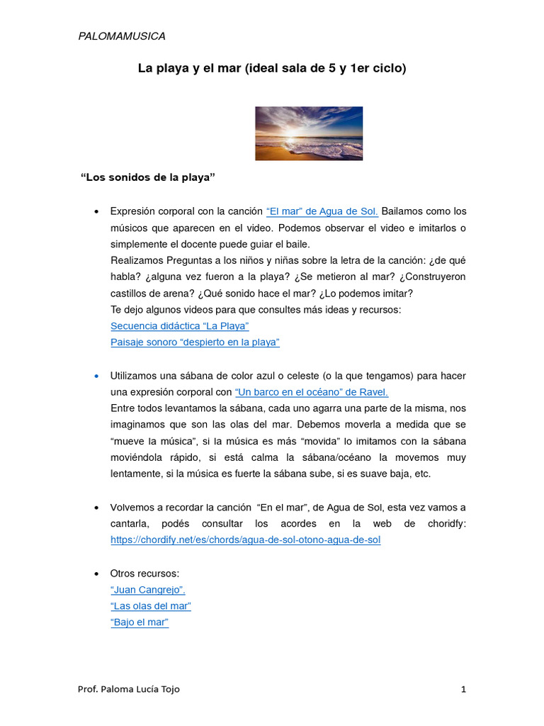 Paisajes Sonoros | PDF