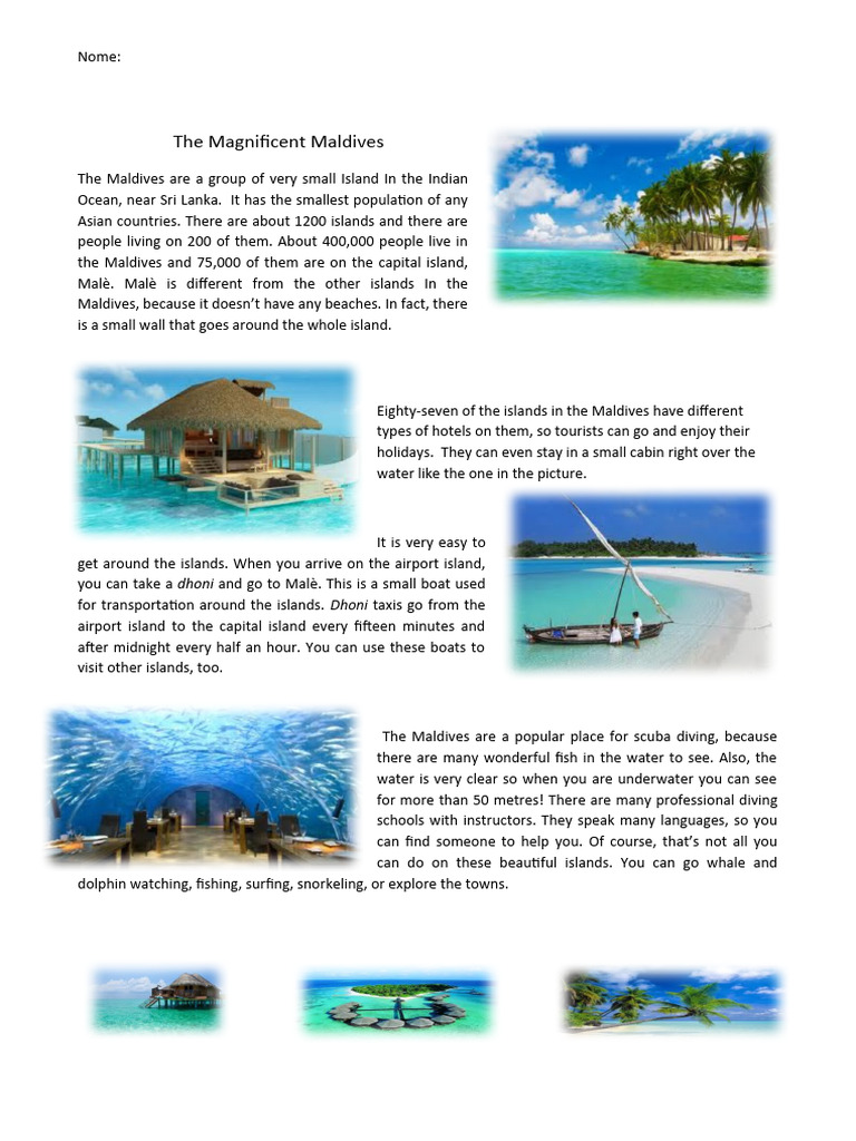The Magnificent Maldives | PDF