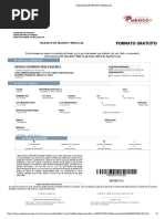 Formato V1J para Cambio de Propietario | PDF | Transporte | Vehículos
