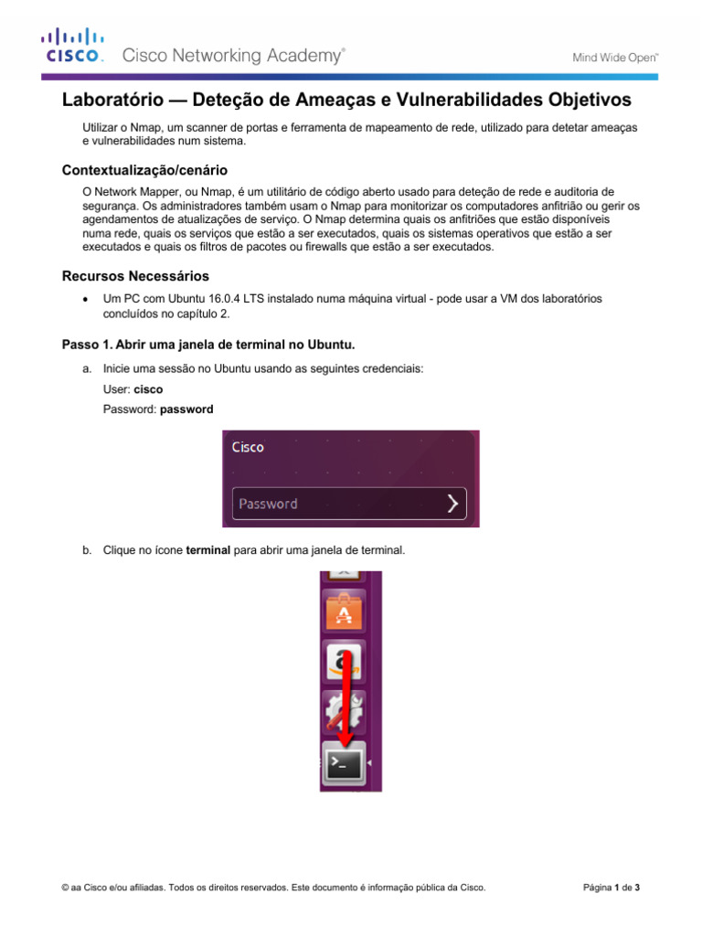 3.3.1.9 Lab - Detecting Threats and Vulnerabilities | PDF 3.3.1.9 Lab - Detecting Threats and Vulnerabilities | PDF