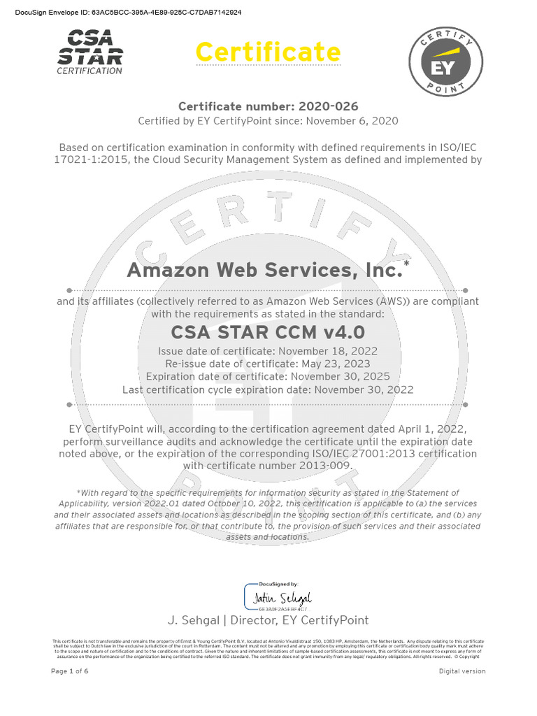 Csa Star Certification | PDF | Business