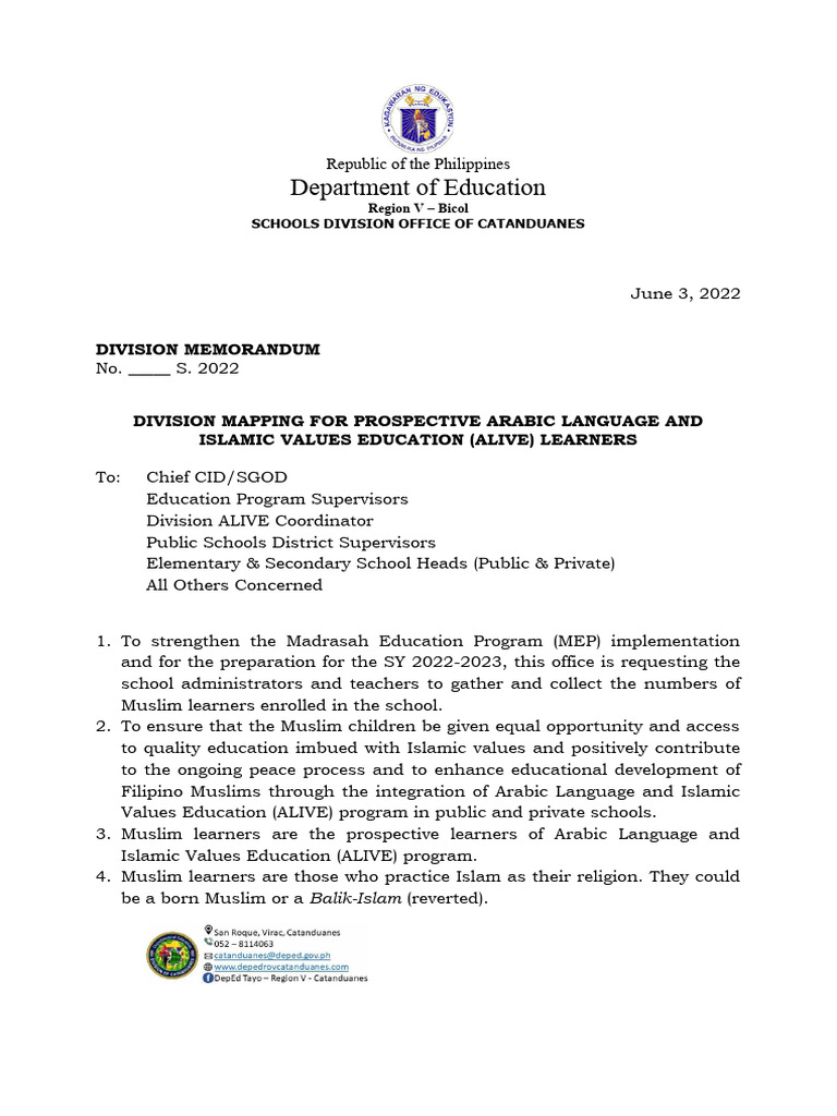 Mapping of Muslim Learners | PDF | Schools