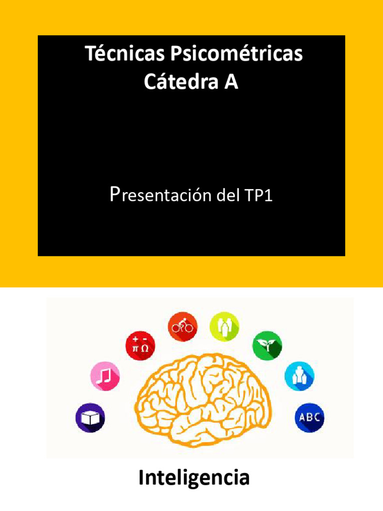 Clase TP 2 - 230515 - 142947 | PDF | Inteligencia | Escala de inteligencia para adultos de Wechsler