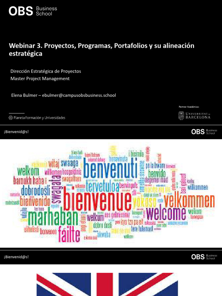Webinario4 Dirección Estratégica De Proyectos Master Project Management