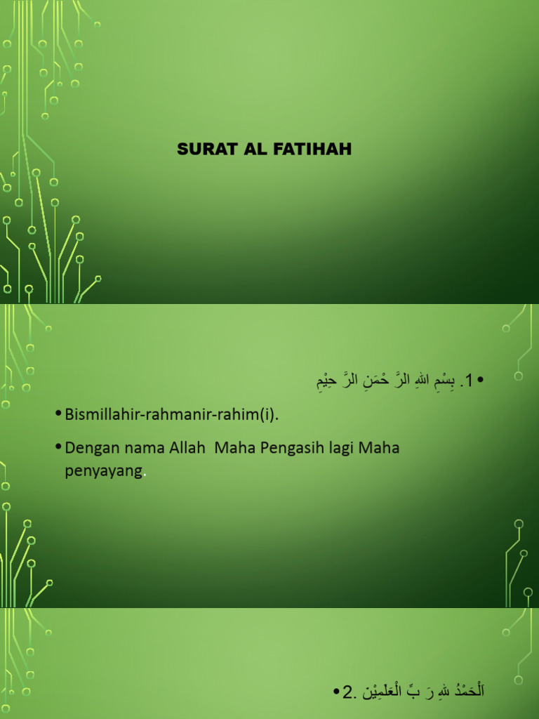 Al Fatihah | PDF