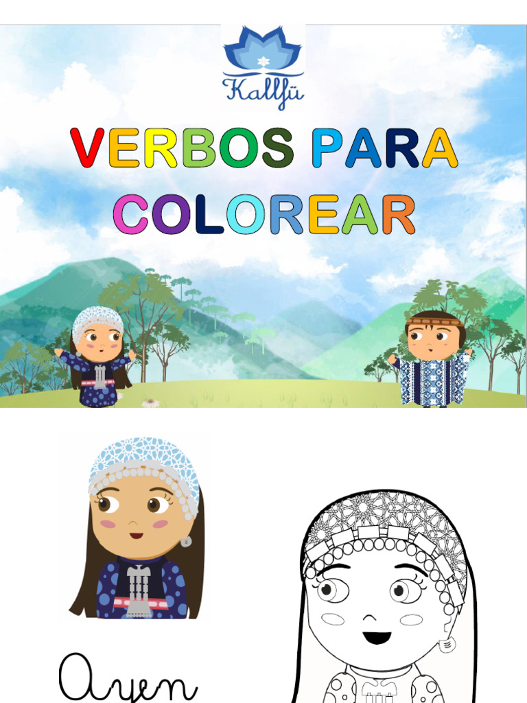 Verbos para Colorear | PDF