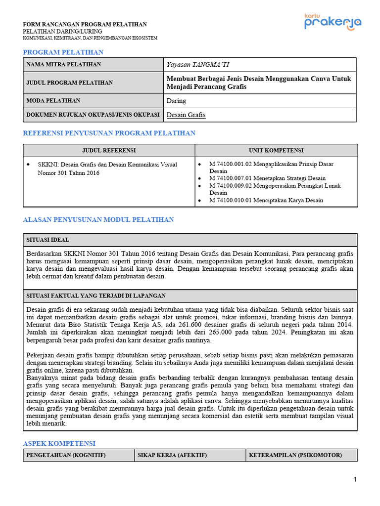 SN 2023 - DARING - RPP Desain Grafis | PDF