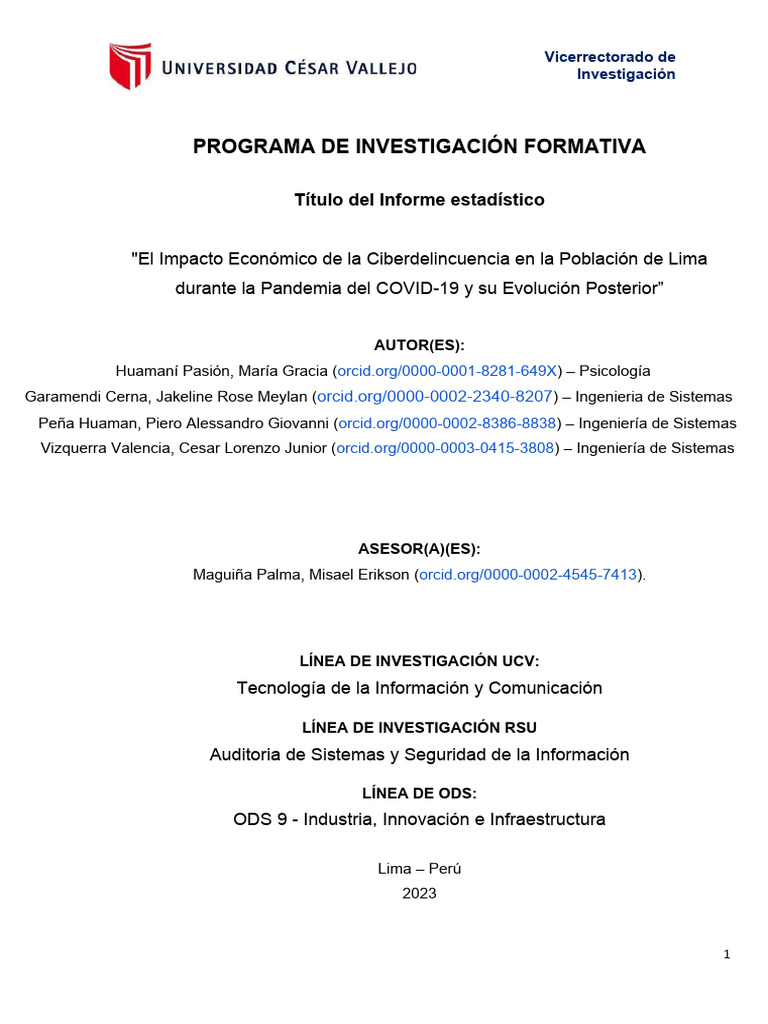 CARÁTULA | PDF | Cibercrimen | Economias