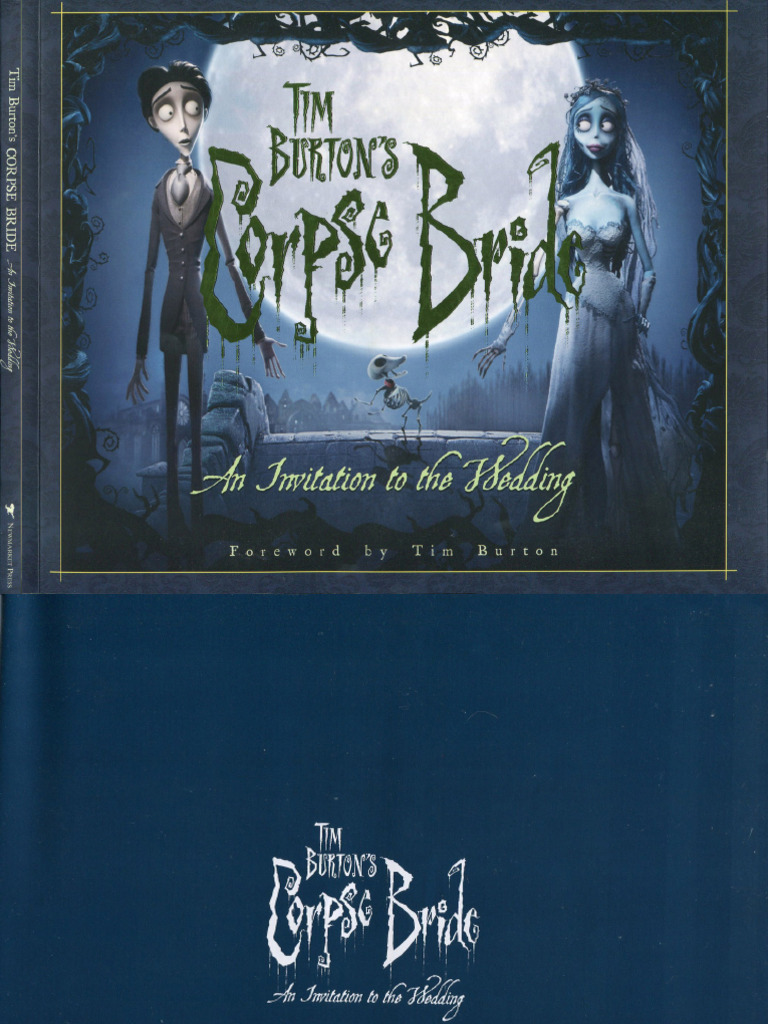 Tim Burton's Corpse Bride An Invitation To The Wedding | PDF