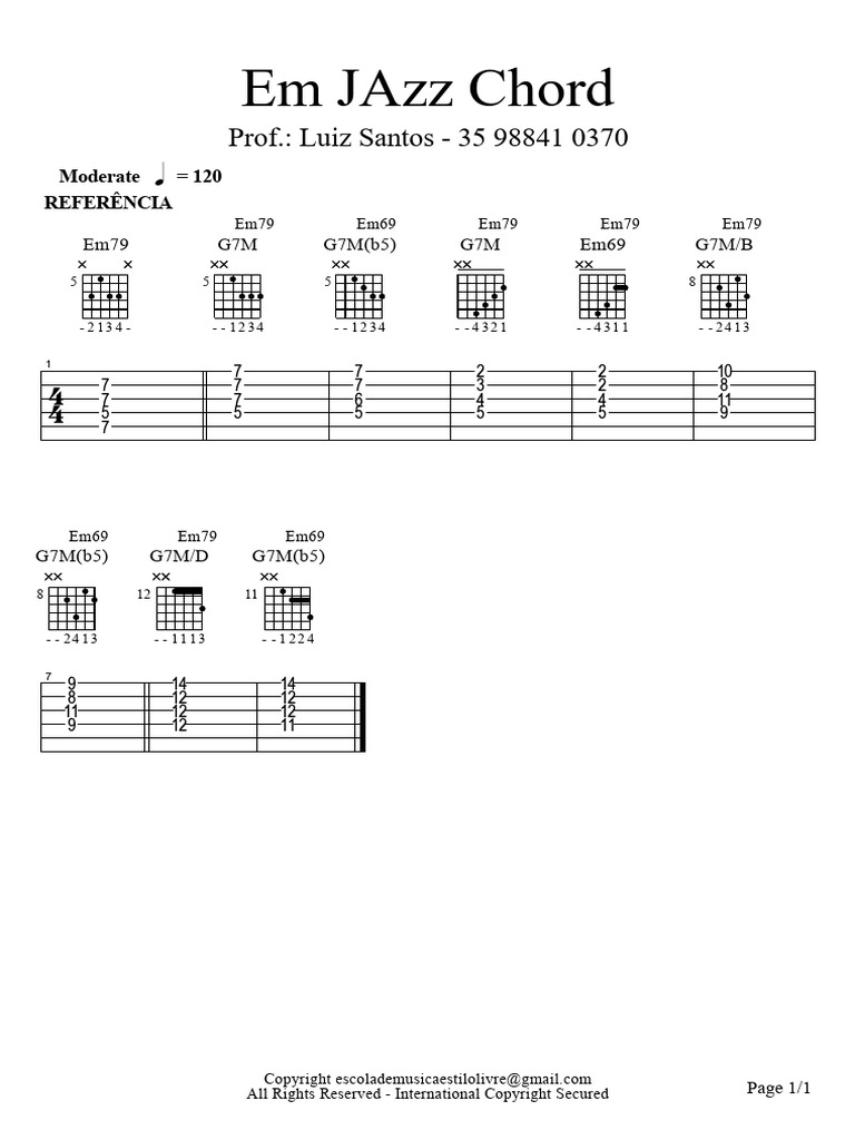 Em JAzz Chord | PDF