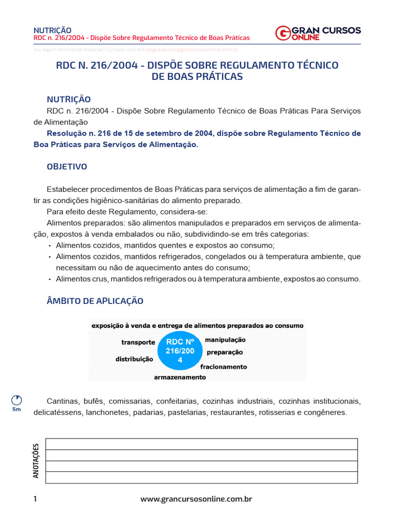 RDC Boas Praticas | PDF | Alimentos | Desperdício