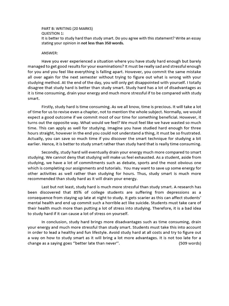 Sample Essay - 2 | PDF | Psychology Sample Essay - 2 | PDF | Psychology