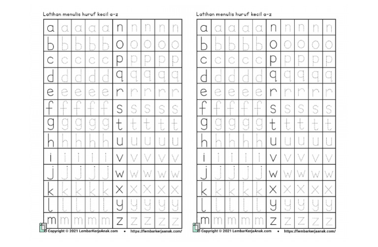 Belajar Menulis Huruf | PDF