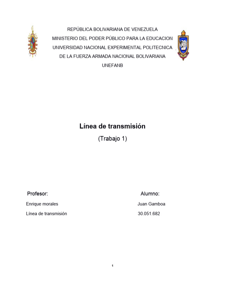 Lineas de Transmision | PDF | Transmisión de energía eléctrica | Línea de transmisión