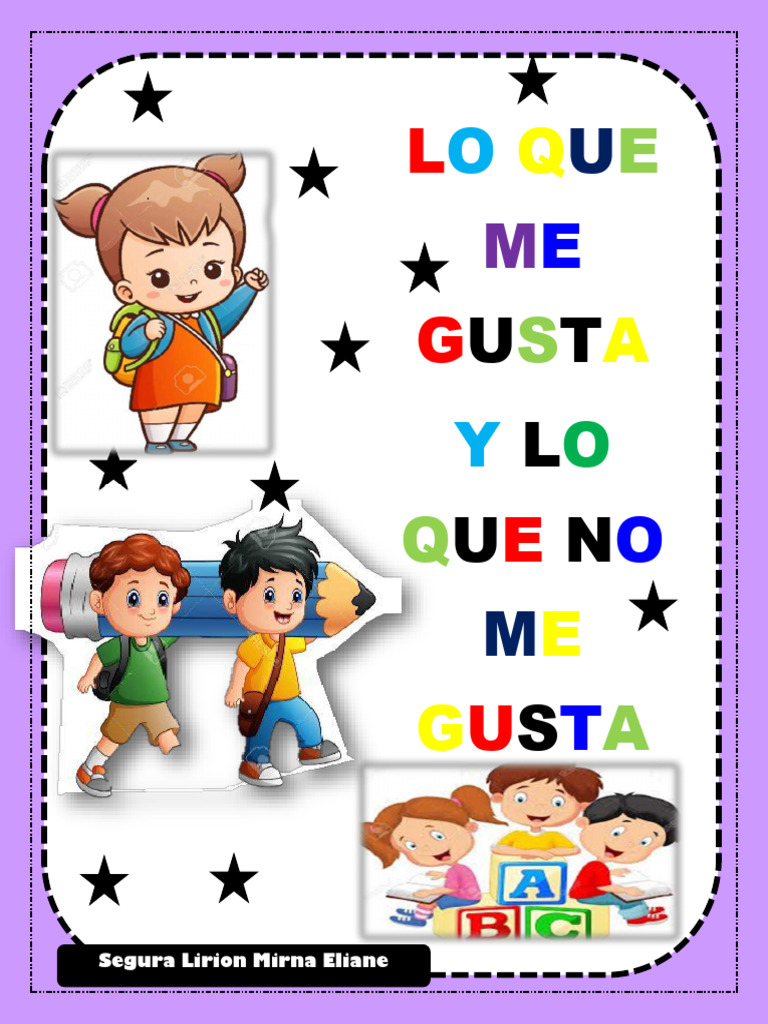 Lo Que Me Gusta y Lo Que No Me Gusta - Comprimido | PDF