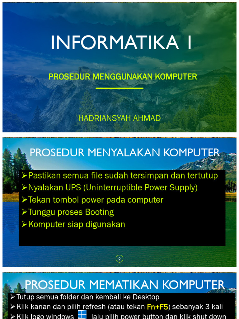 Informatika 1 | PDF