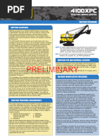 P&H 4100XPC Shovel Specifications | PDF | Electric Motor | Transformer
