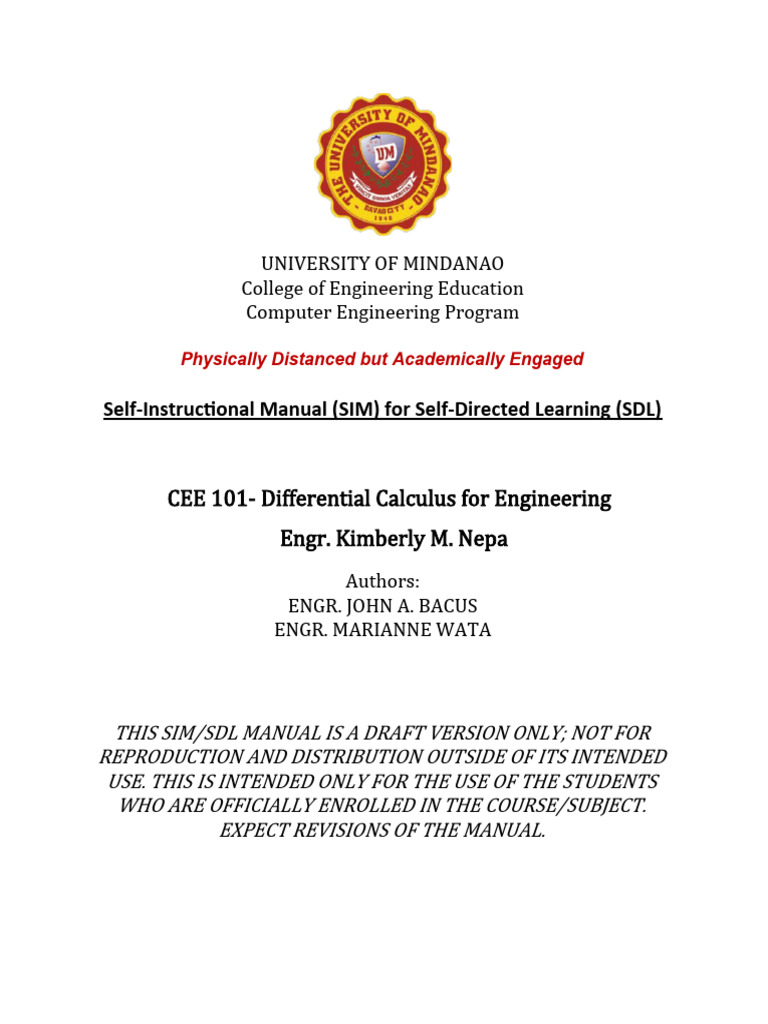 Cee101 Sim | PDF | Function (Mathematics) | Variable (Mathematics)