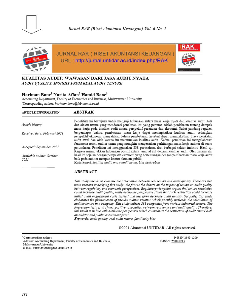 Rak Vol.6 No. 2 2021 | PDF