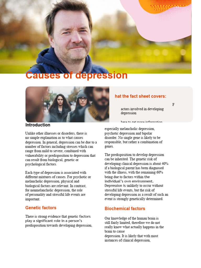 DEPRESSION | PDF | Major Depressive Disorder | Depression (Mood)