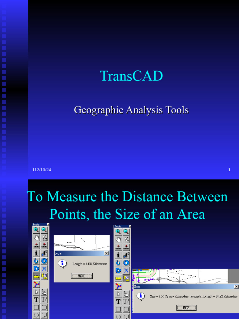 TransCAD 22 GeographicAnalysisTools | PDF | Computing