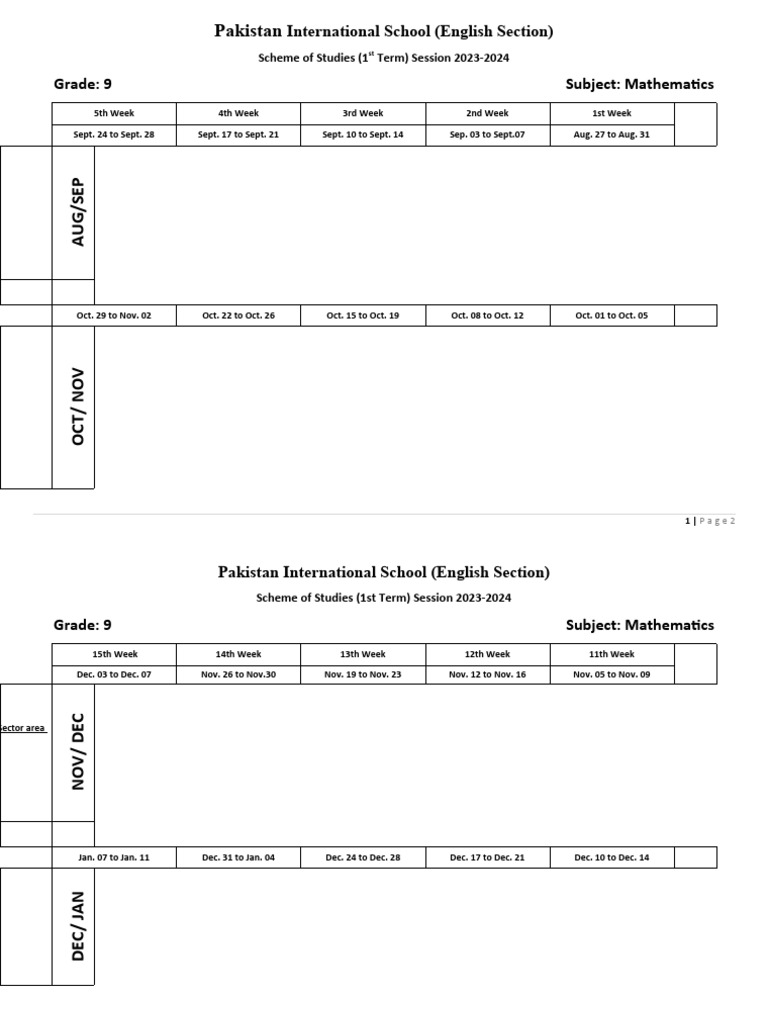 Math G9 SOS FT 2023 2024 | PDF
