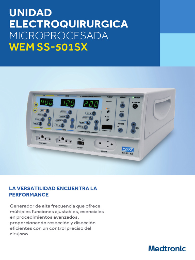 Ficha Tecnica WEM-SS-501SX | PDF