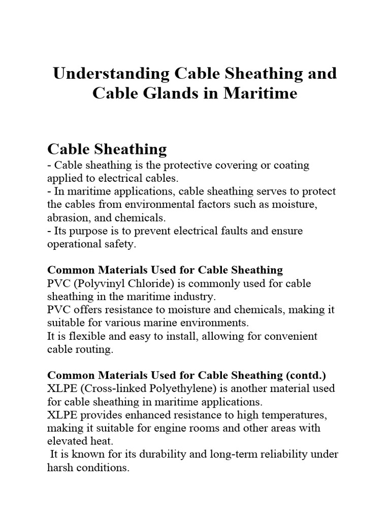 CABLE | PDF | Electrical Wiring | Polyvinyl Chloride