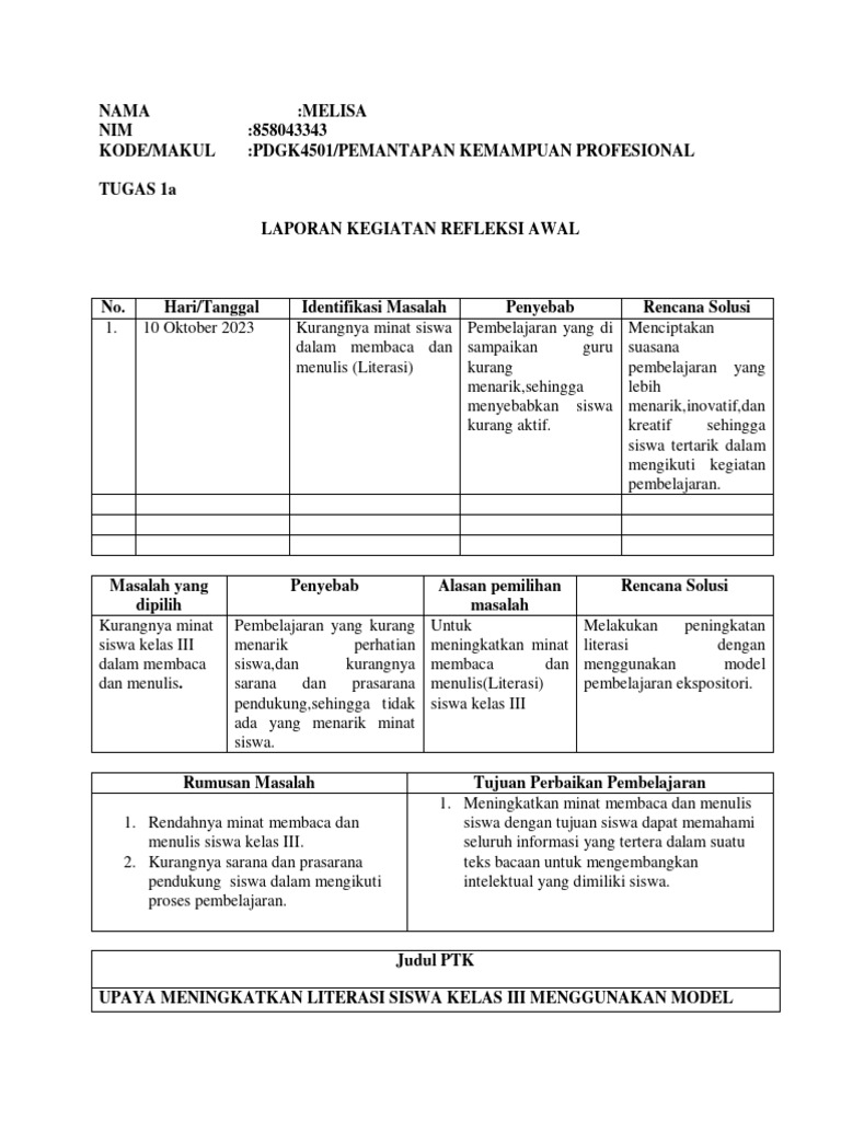 Meningkatkan Literasi Siswa Kelas III | PDF