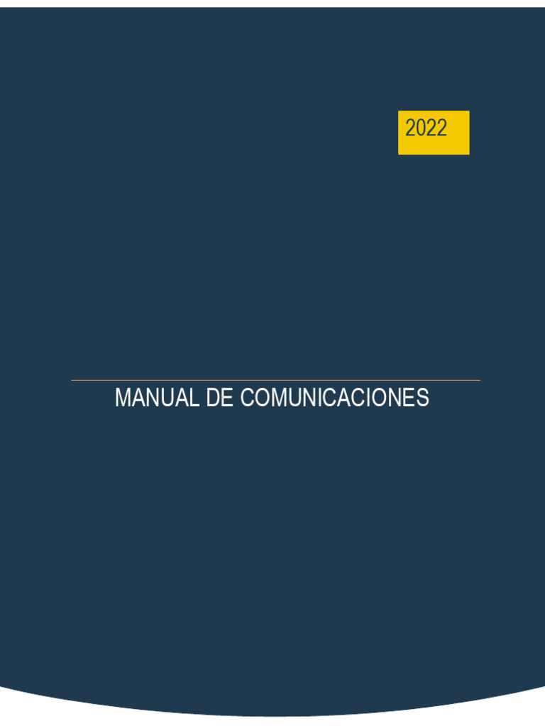 Manual de Comunicaciones | PDF