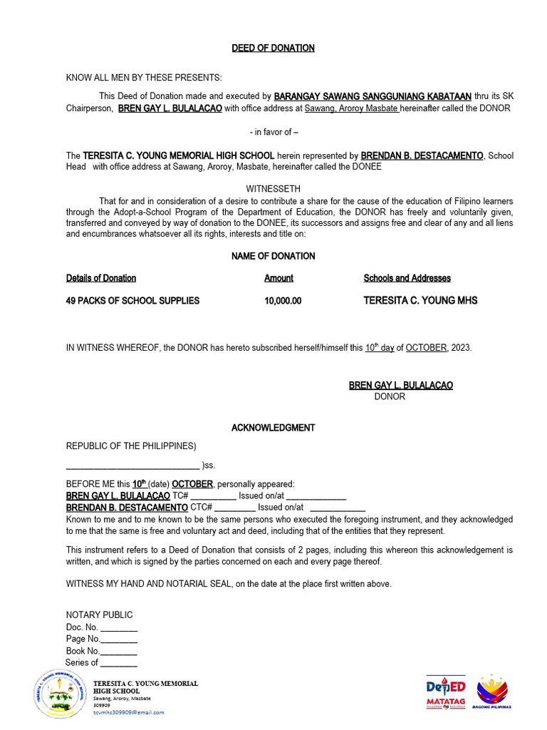 BE SK DOD-DOA Group | PDF | Government | Private Law