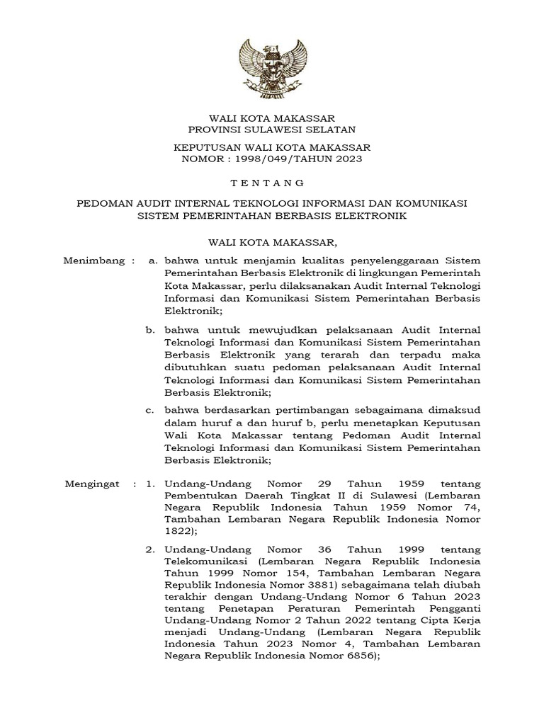 SK Audit Tik Spbe Fix | PDF