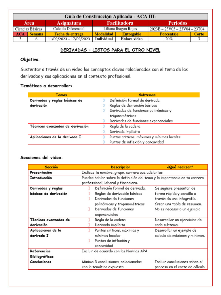 Guia_ACA_III_CÃ¡lculo_Diferencial[1] | PDF