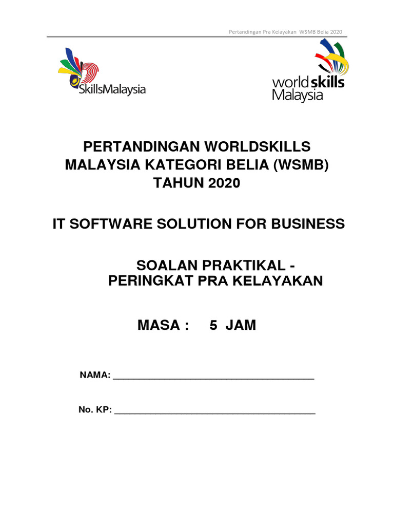 WSMB 2020 IT Software Solution | PDF | Databases | Relational Database