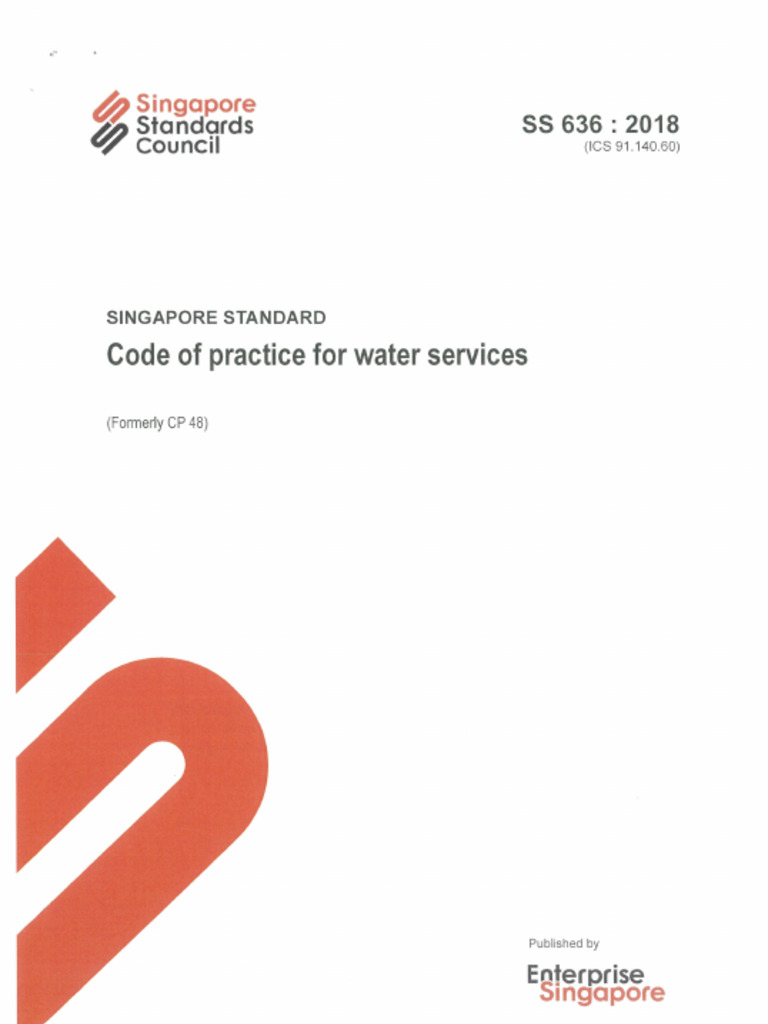 SS 636 2018-CP For Water Services | PDF