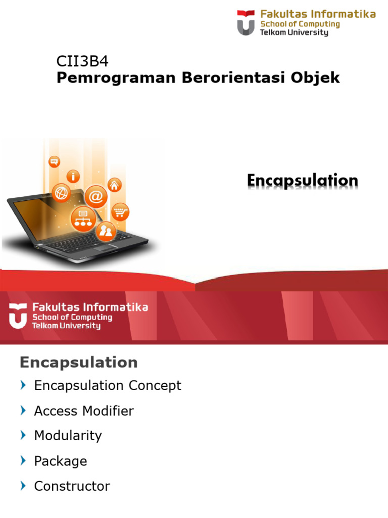 03 - Encapsulation-MJS | PDF | Class (Computer Programming) | Object (Computer Science)