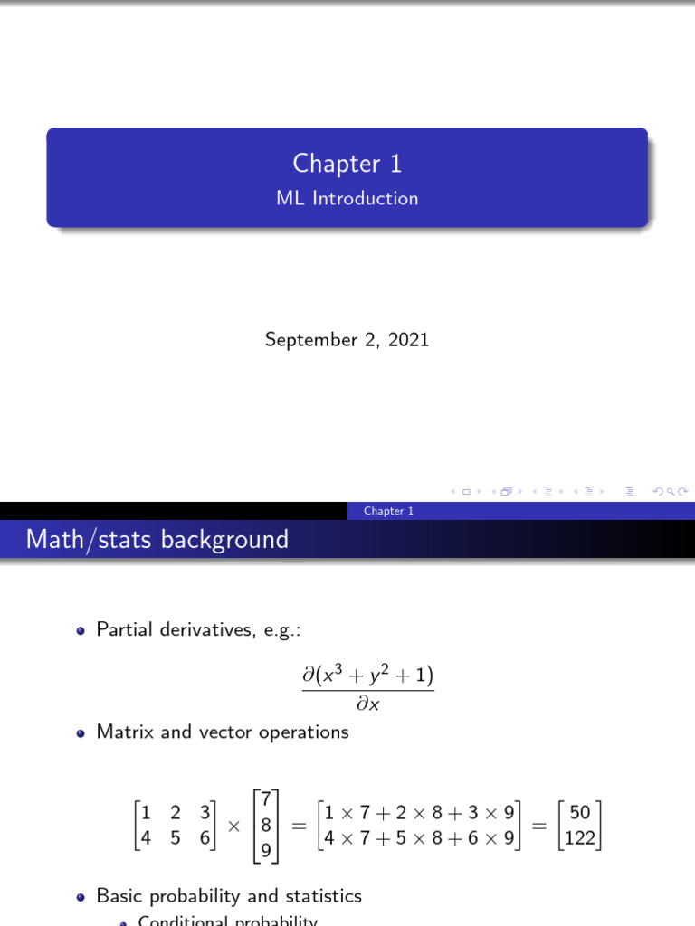 Chapter 1 Pdf Machine Learning Statistical Classification