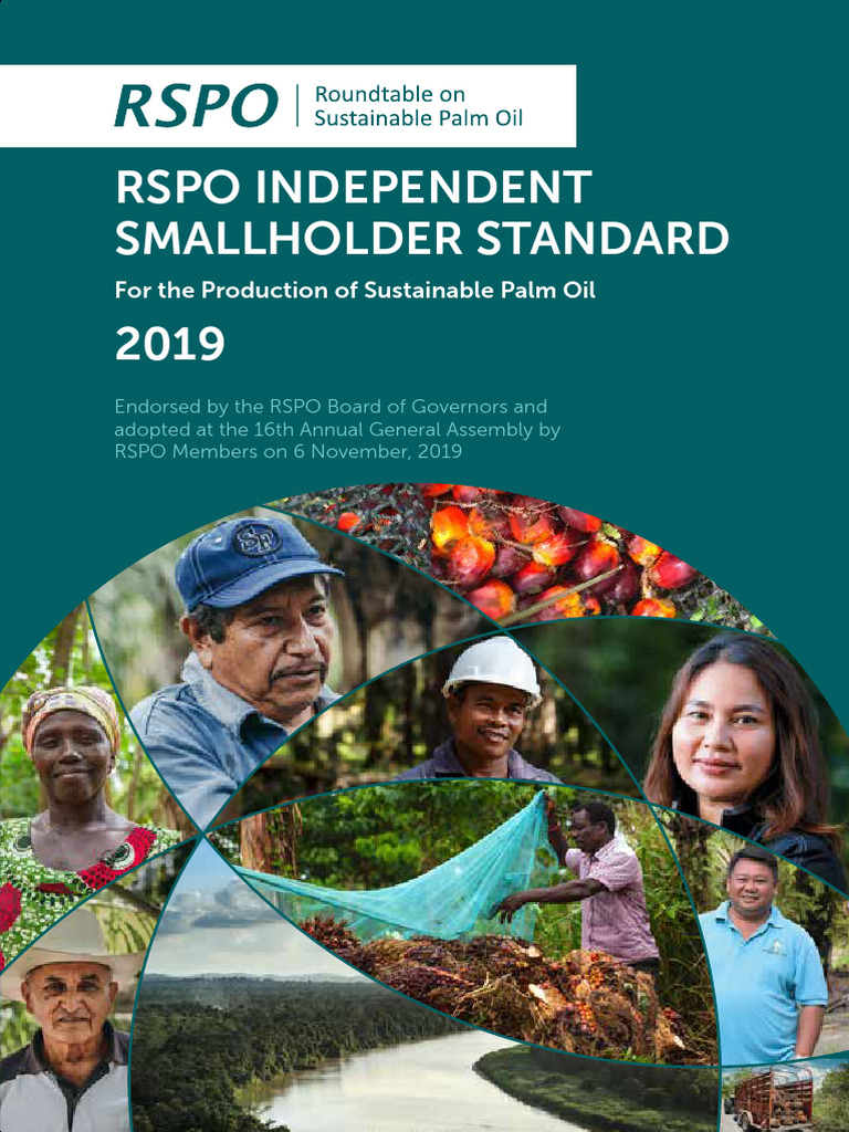 RSPO Smallholder Standard 2019 | PDF