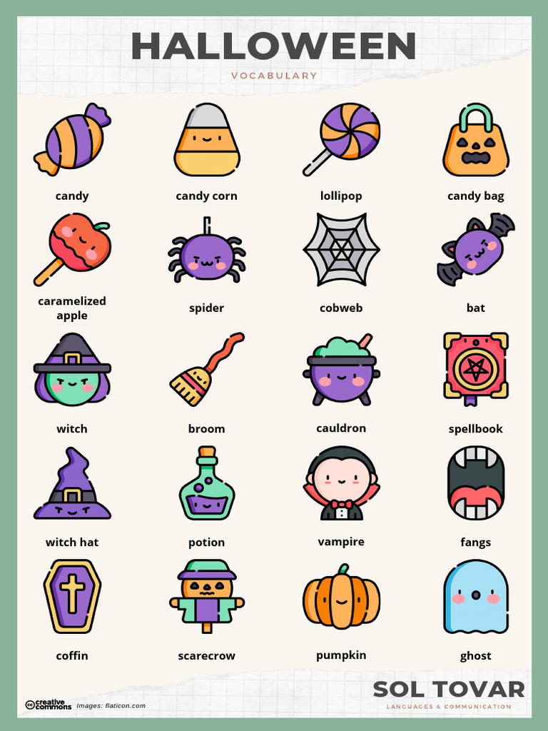 Halloween Vocabulary | PDF